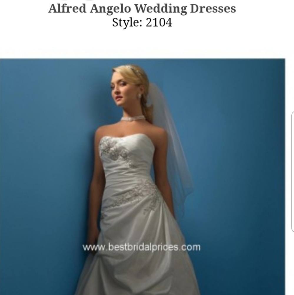 Alfred Angelo Strapless & Corset Wedding Dress - Gem